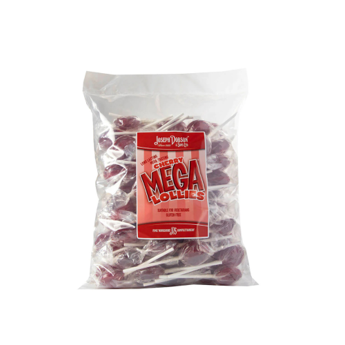 Joseph Dobson Wrapped Cherry Lollies 80 Count – Sweet Sweets UK