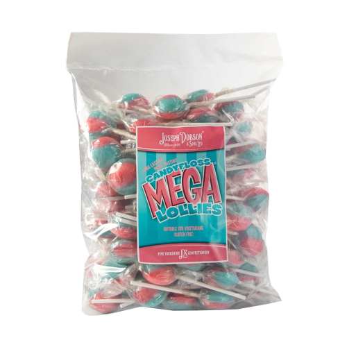 Joseph Dobson Wrapped Candy Floss Lollies 80 Count – Sweet Sweets UK