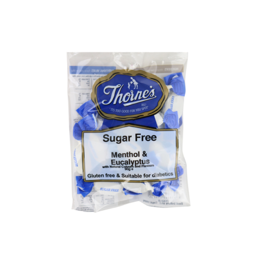 Thornes Sugar Free Menthol & Eucalyptus 12x90g – Sweet Sweets UK