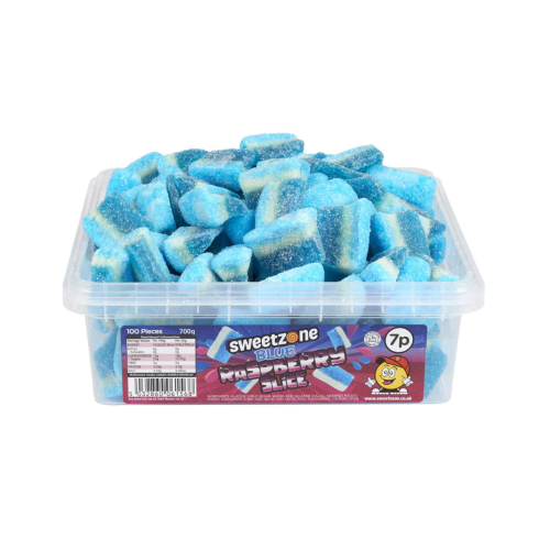Sweetzone Blue Raspberry Slices 700g Tub – Sweet Sweets UK