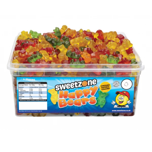 Sweetzone Teddy Bears 740g Tub – Sweet Sweets UK