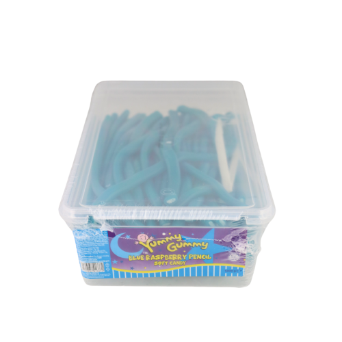 Yummy Gummy Blue Raspberry Pencils 1200g – Sweet Sweets UK